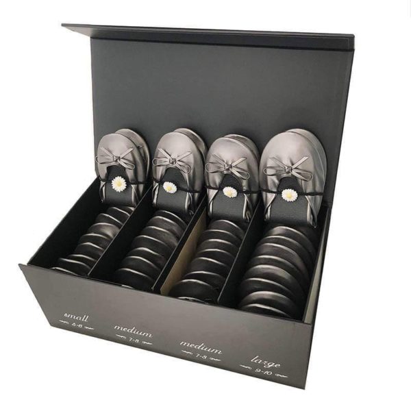 24 Pairs Women's Affordable Bulk Foldable Wedding Flats for Guests ...