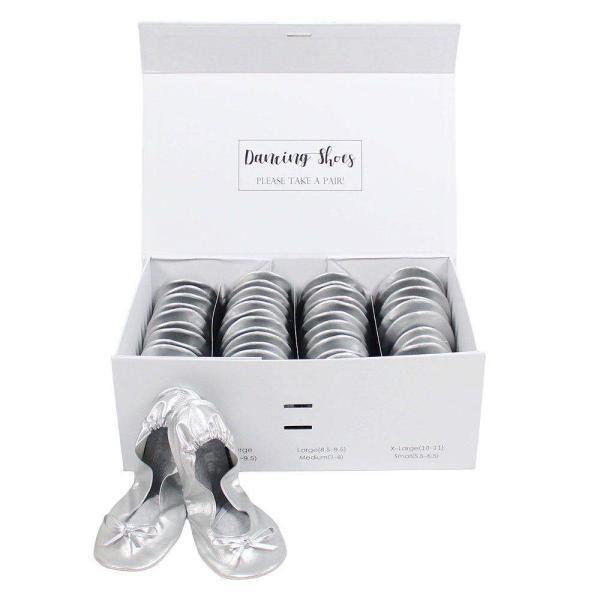 Womens Foldable Flats Travel Ballet Flats Shoes with Heels Carrying Bag ...